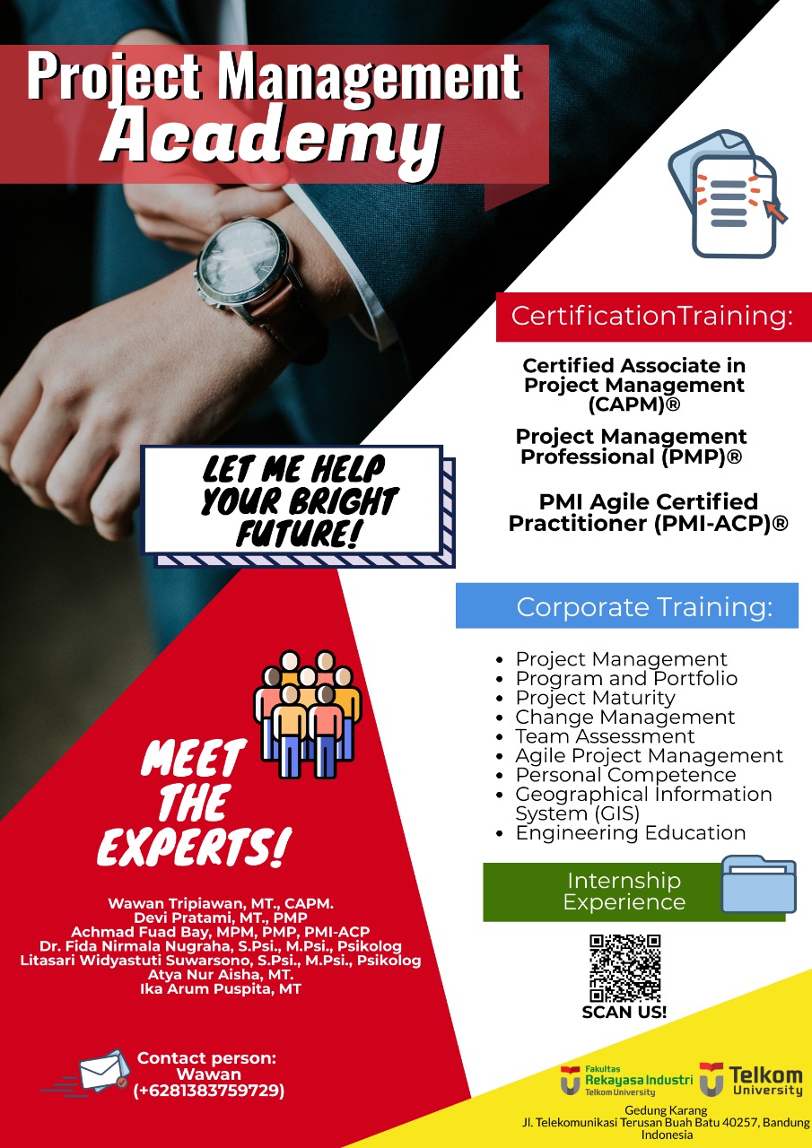 Project Management Academy -Telkom University | Industrial Engineering ...